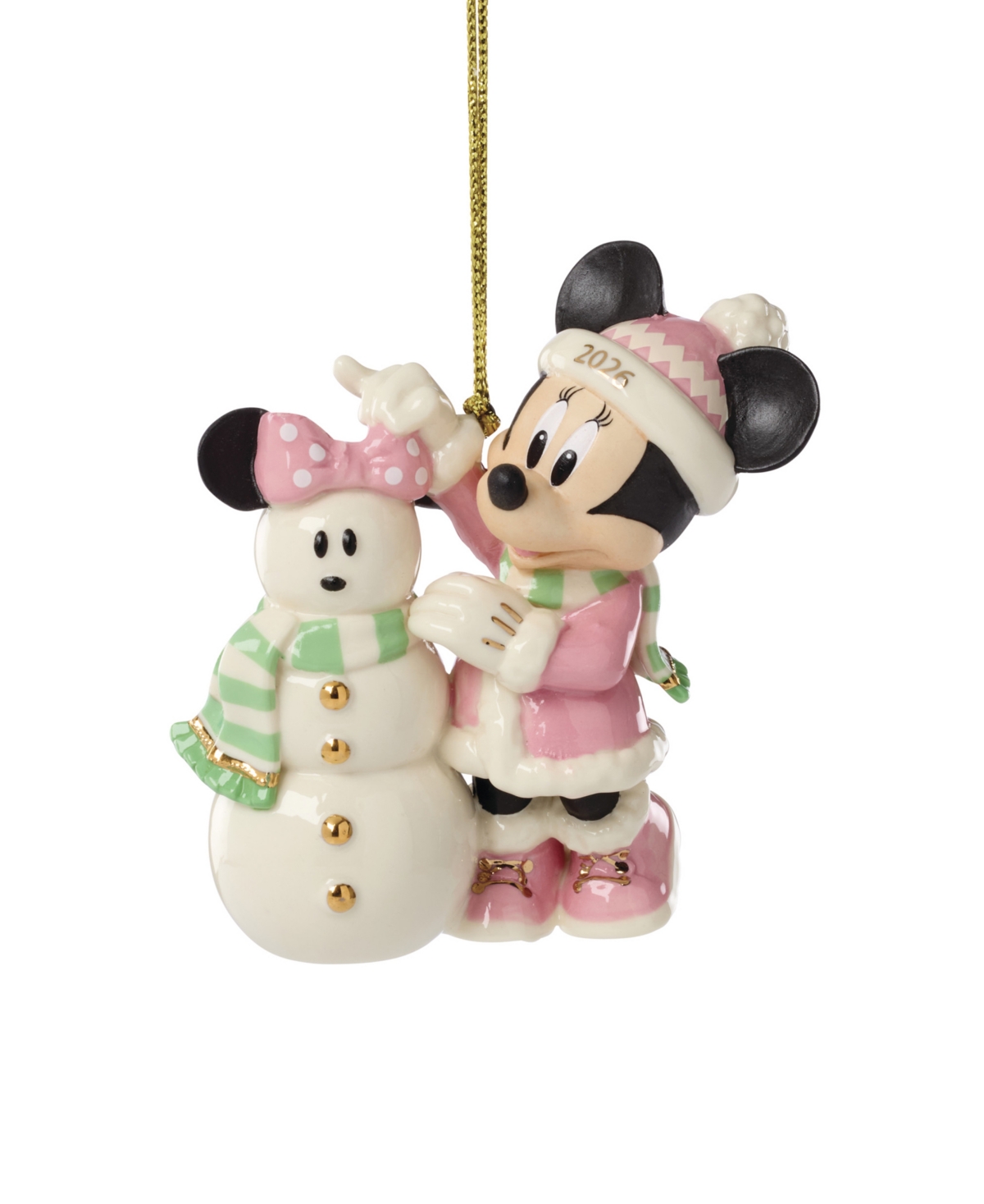 Click here for Lenox 2026 Minnie Mouses Matching Snowman Ornament... prices