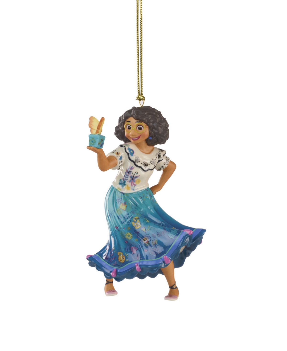 Click here for Lenox Disney Encanto Mirabel Gift Ornament - Blue prices
