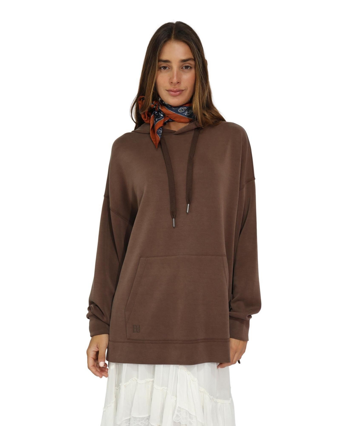 Click here for Belle & Bloom Womens Easy Win Sweatshirt - Brown prices