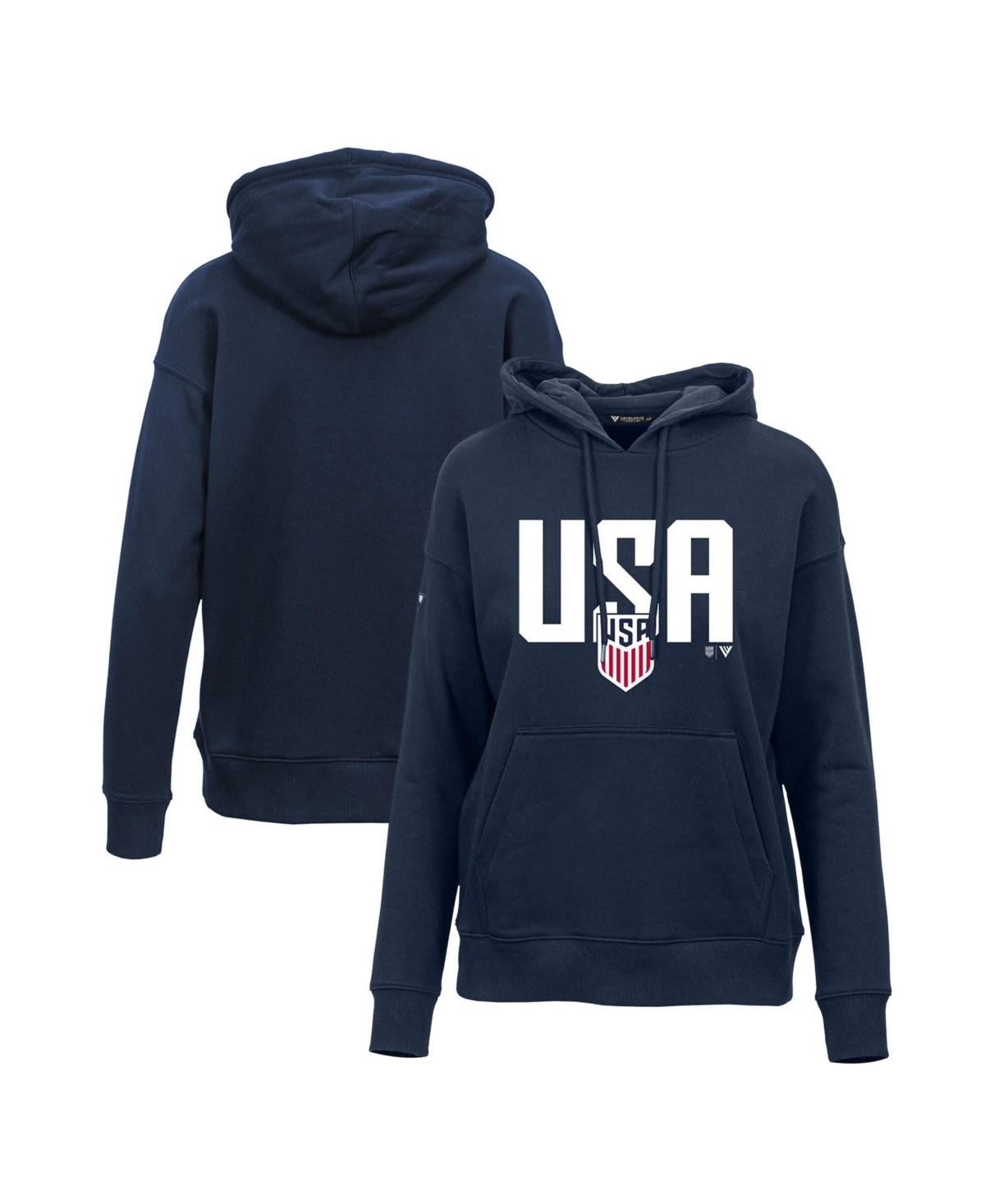 Click here for LevelWear Womens Navy Usmnt Podium Mascot Pullover... prices