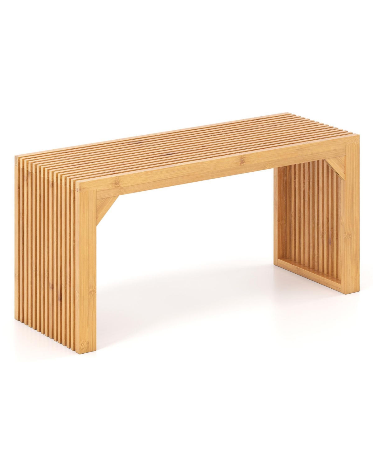 Click here for Slickblue Wicker Dining Bench with Solid Wood Fram... prices