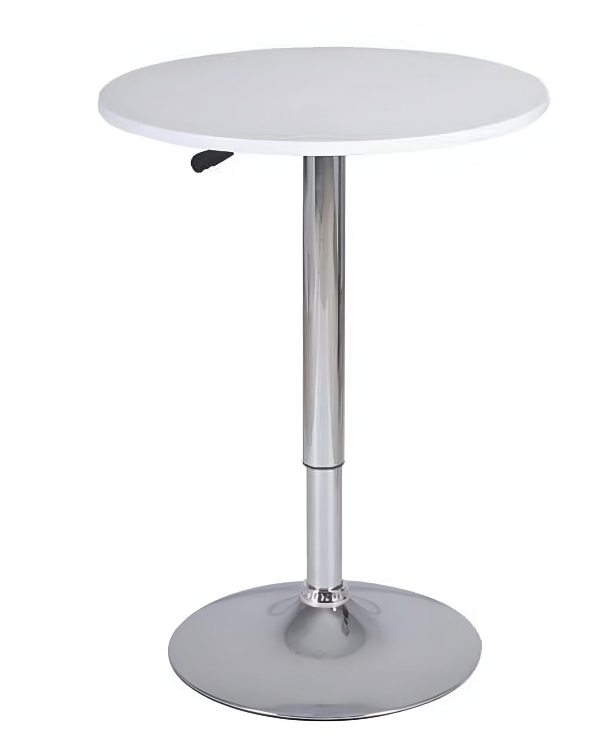 Click here for HomeRoots 24 Rounded Wood and Iron Bar Table - Whi... prices