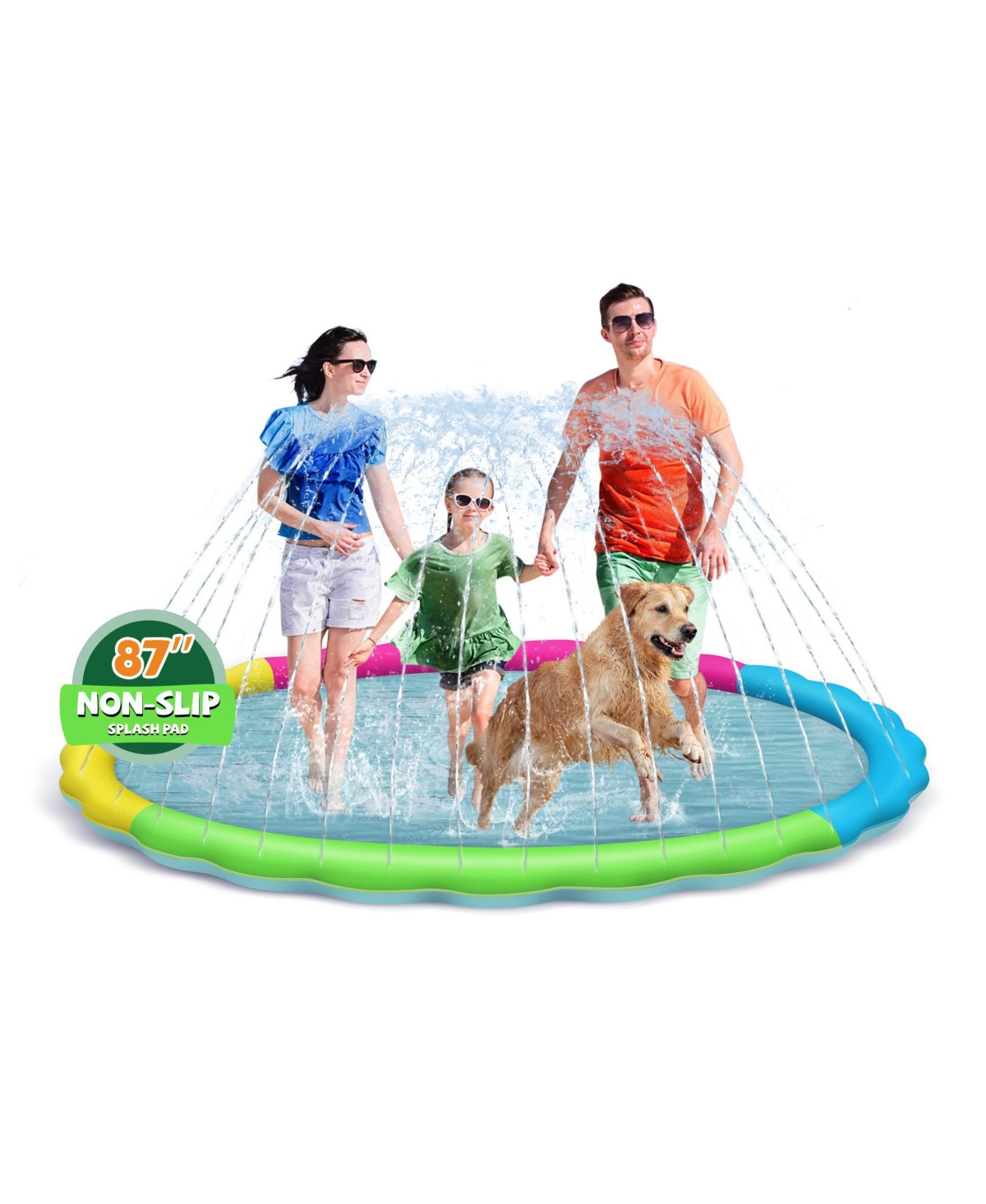 Click here for Aofar 87 Splash Pad Sprinkler Pool Dogs Kids Outdo... prices