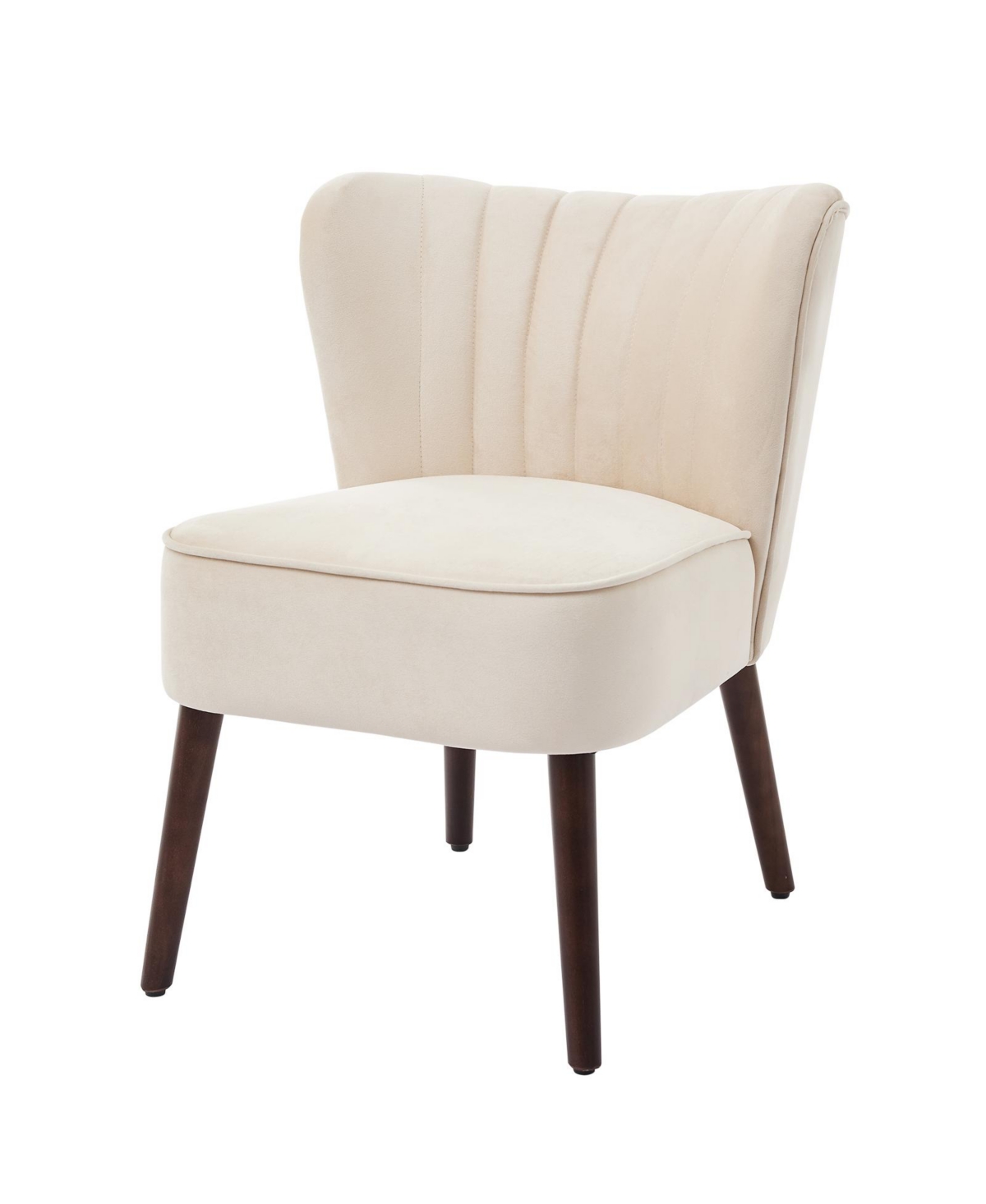 Click here for homfan Armless Mid-Century Accent Chair with Suede... prices