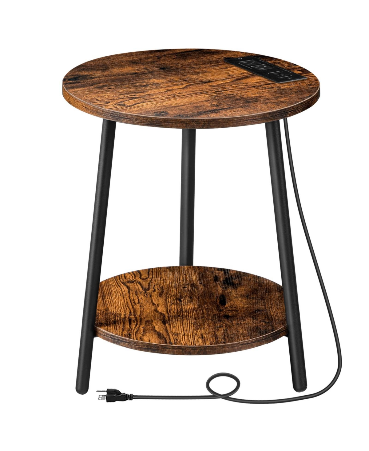 Click here for Slickblue Modern Round Side Table with Charging St... prices