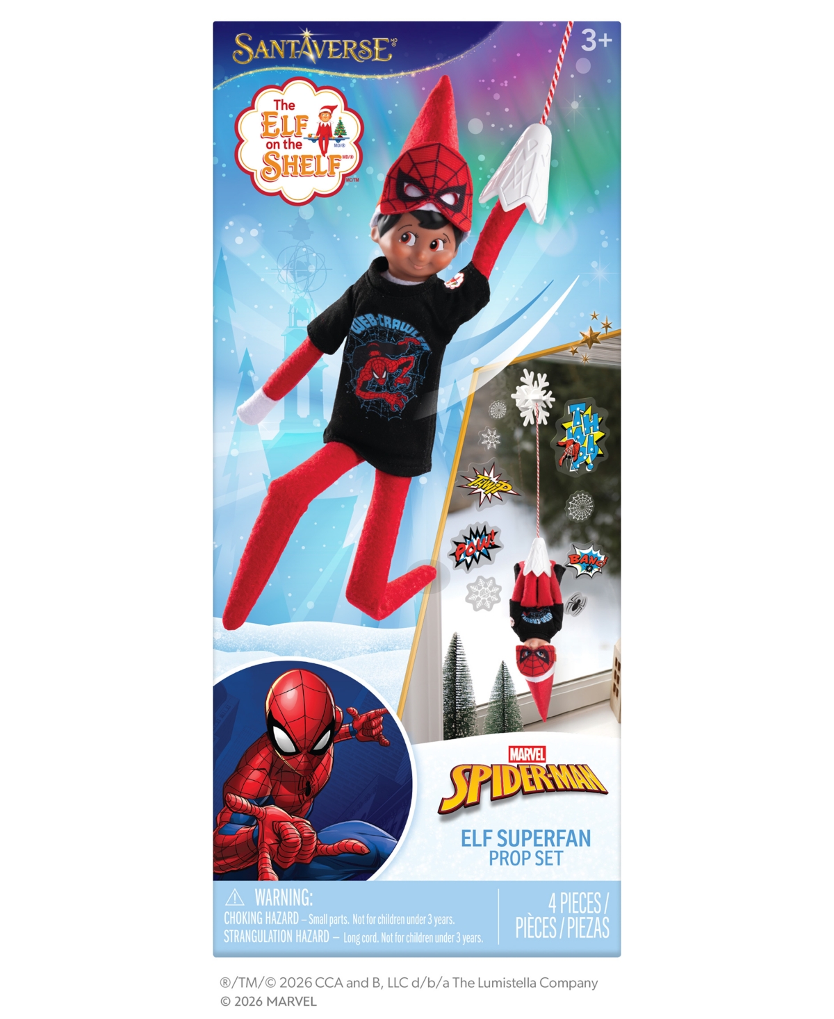 Click here for Elf on the Shelf Marvel Spider-Man 4-Piece Elf Sup... prices