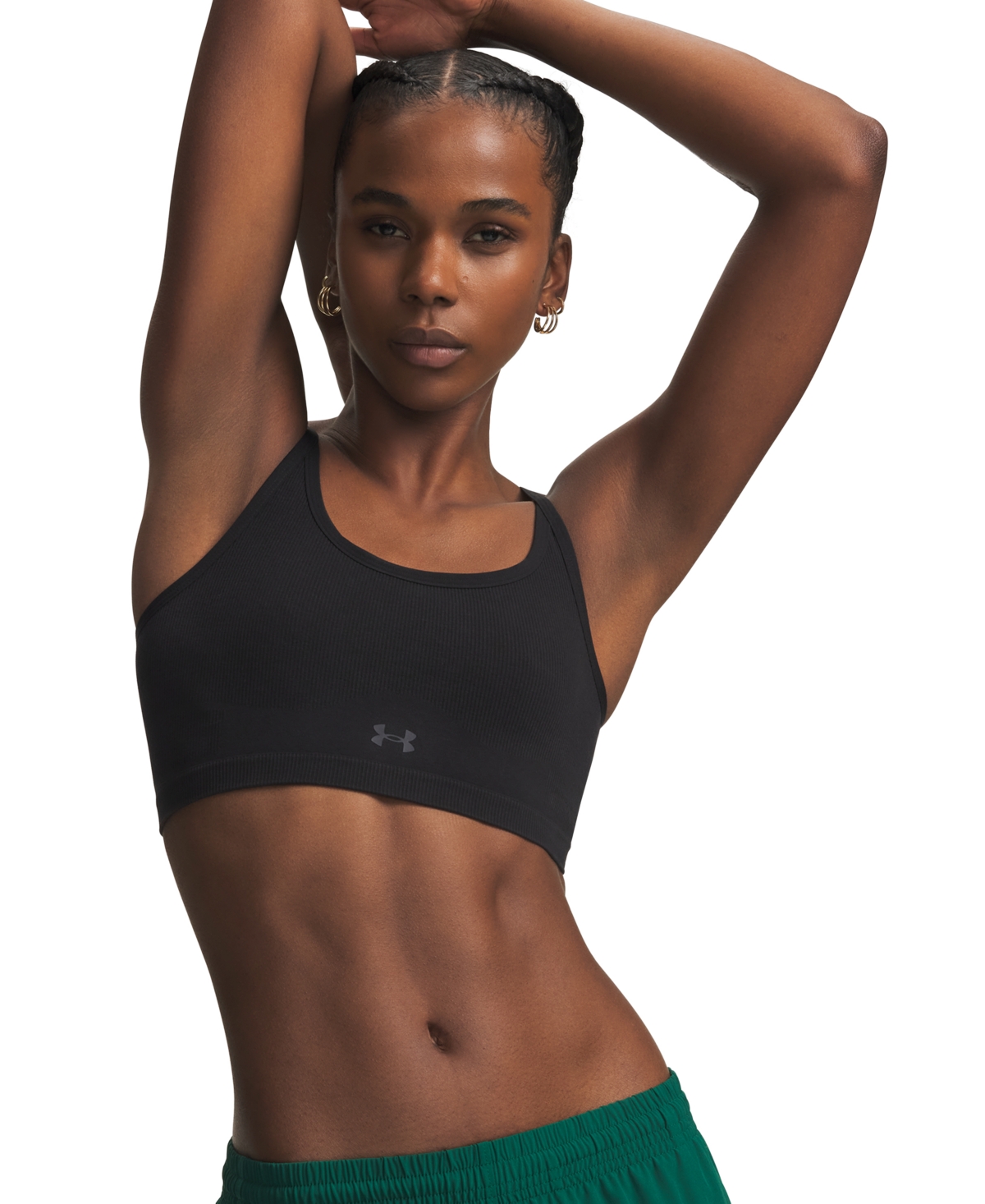 Click here for Under Armour Womens Seamless Pull-On Sports Bra -... prices