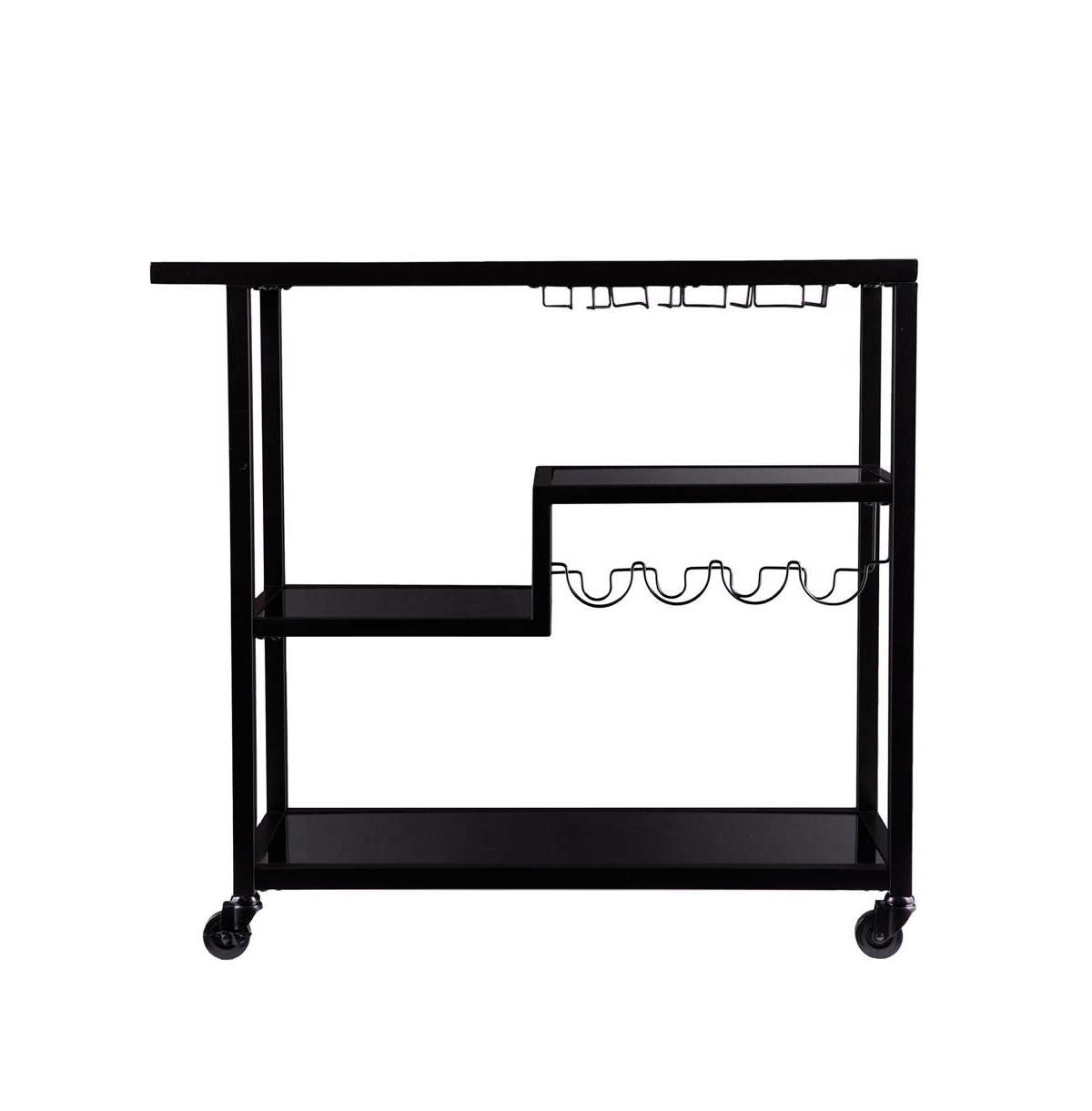 Click here for Augusta Home Holly and Martin Zephs Bar Cart - Bla... prices