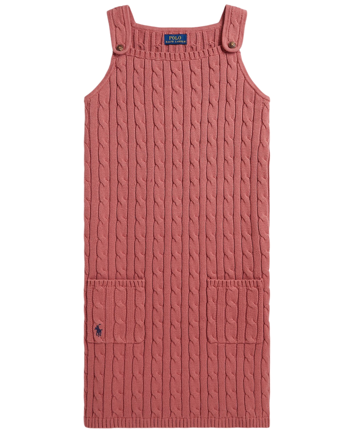 Click here for Polo Ralph Lauren Girls 7-16 Cable-Knit Cotton Sle... prices