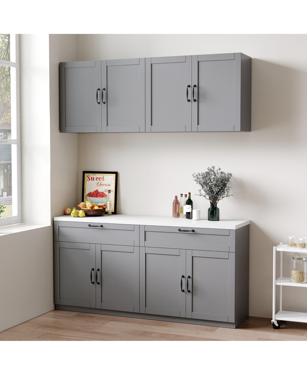 Click here for Homsee 63-Inch Storage Cabinet with Drawers - Sepa... prices