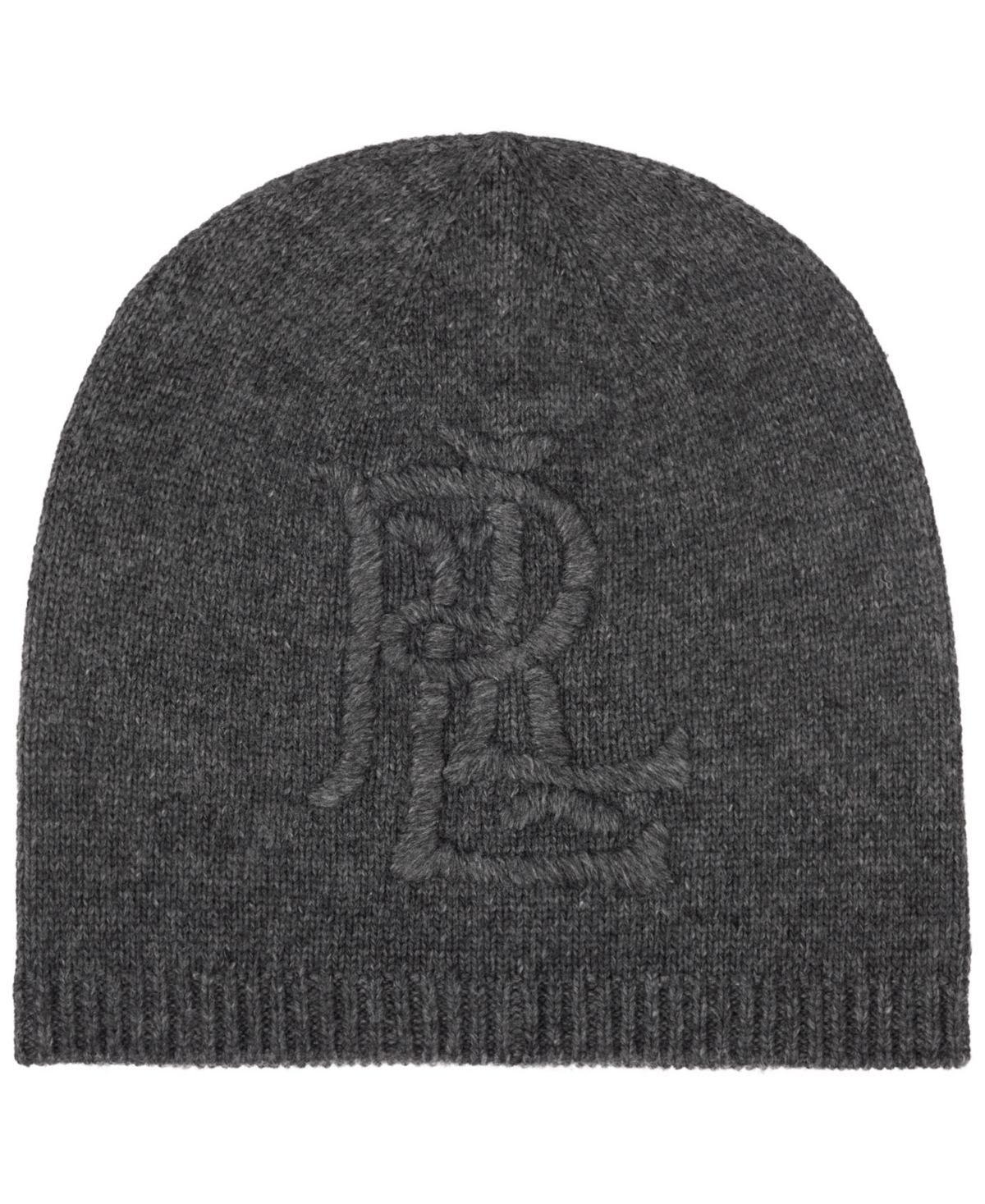 Click here for Lauren Ralph Lauren Embroidered Logo Beanie - Char... prices