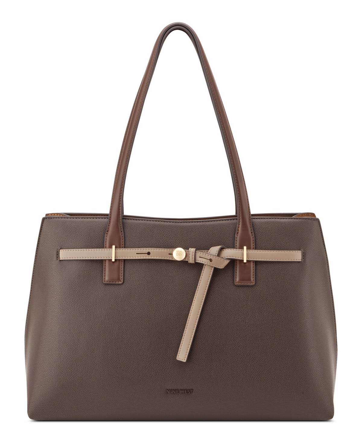 Click here for Nine West Tayci Laptop Large Tote Handbag - Espres... prices