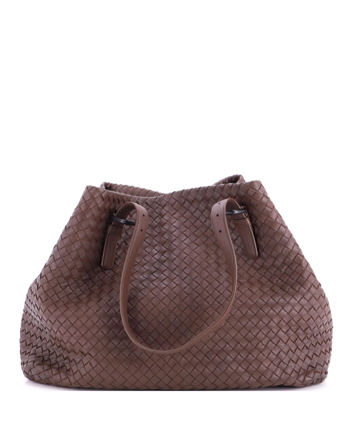Click here for Pre-Owned Bottega Veneta Large A-Shape Tote Intrec... prices