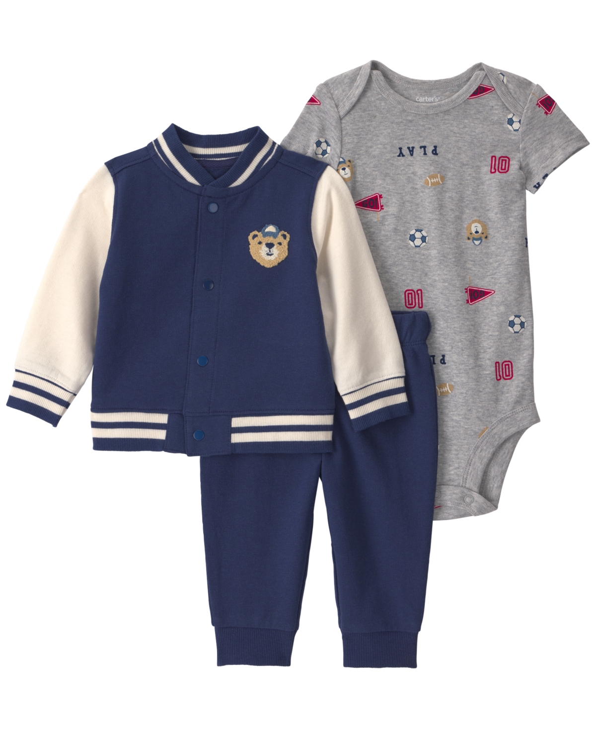 Click here for Carters Baby Boys Long-Sleeve Jacket  Bodysuit and... prices