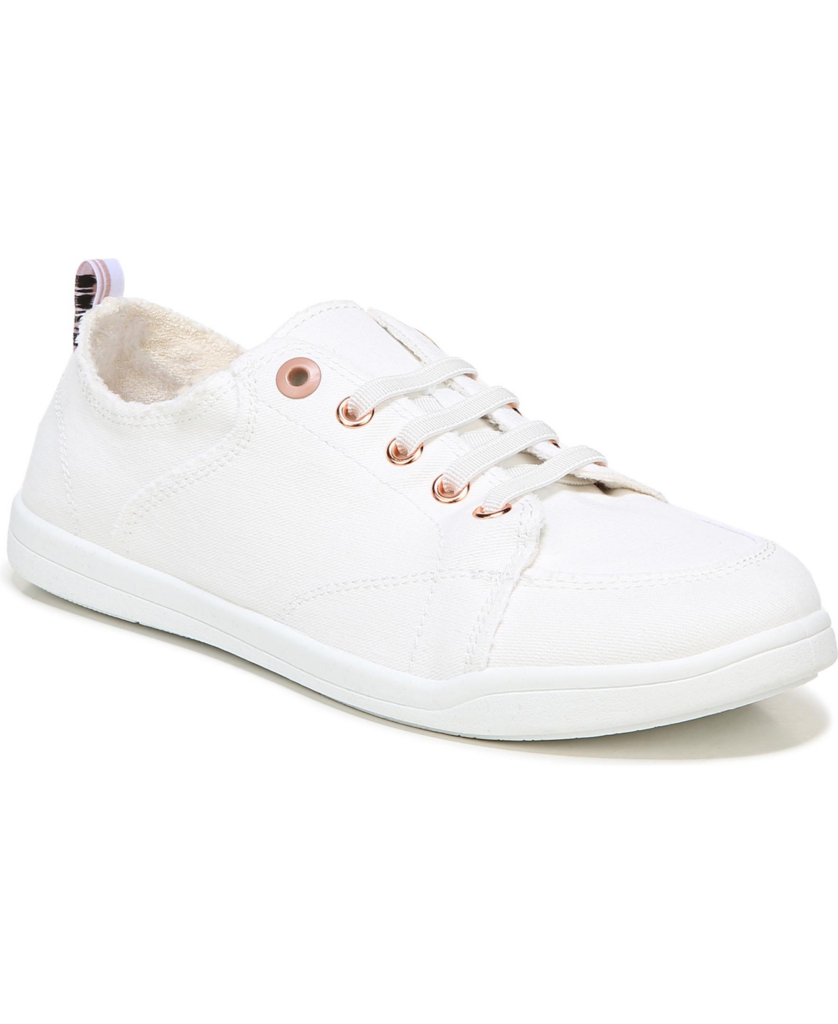 Click here for Vionic Womens Pismo Lace Up Sneakers - White fabri... prices