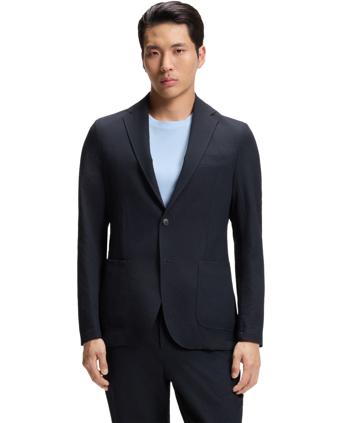 Click here for Boss by Hugo Boss Mens Seersucker Slim-Fit Jacket... prices