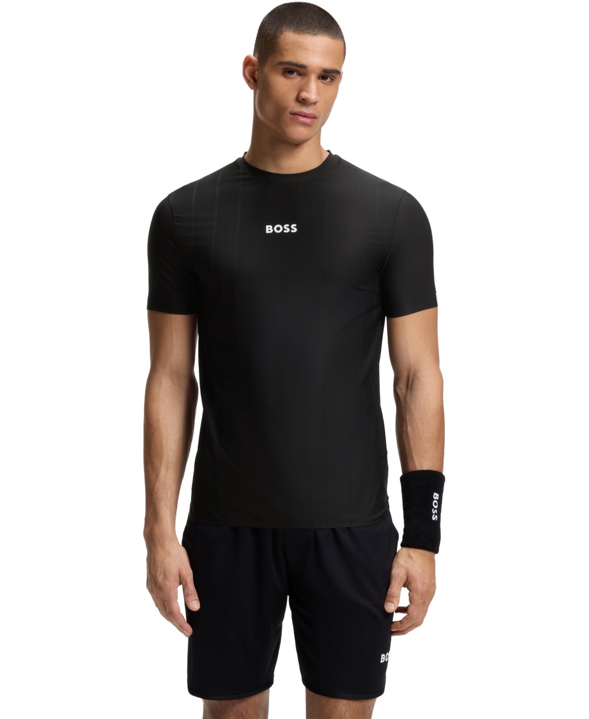 Click here for Boss by Hugo Boss Mens Active Jacquard-Stripe Logo... prices