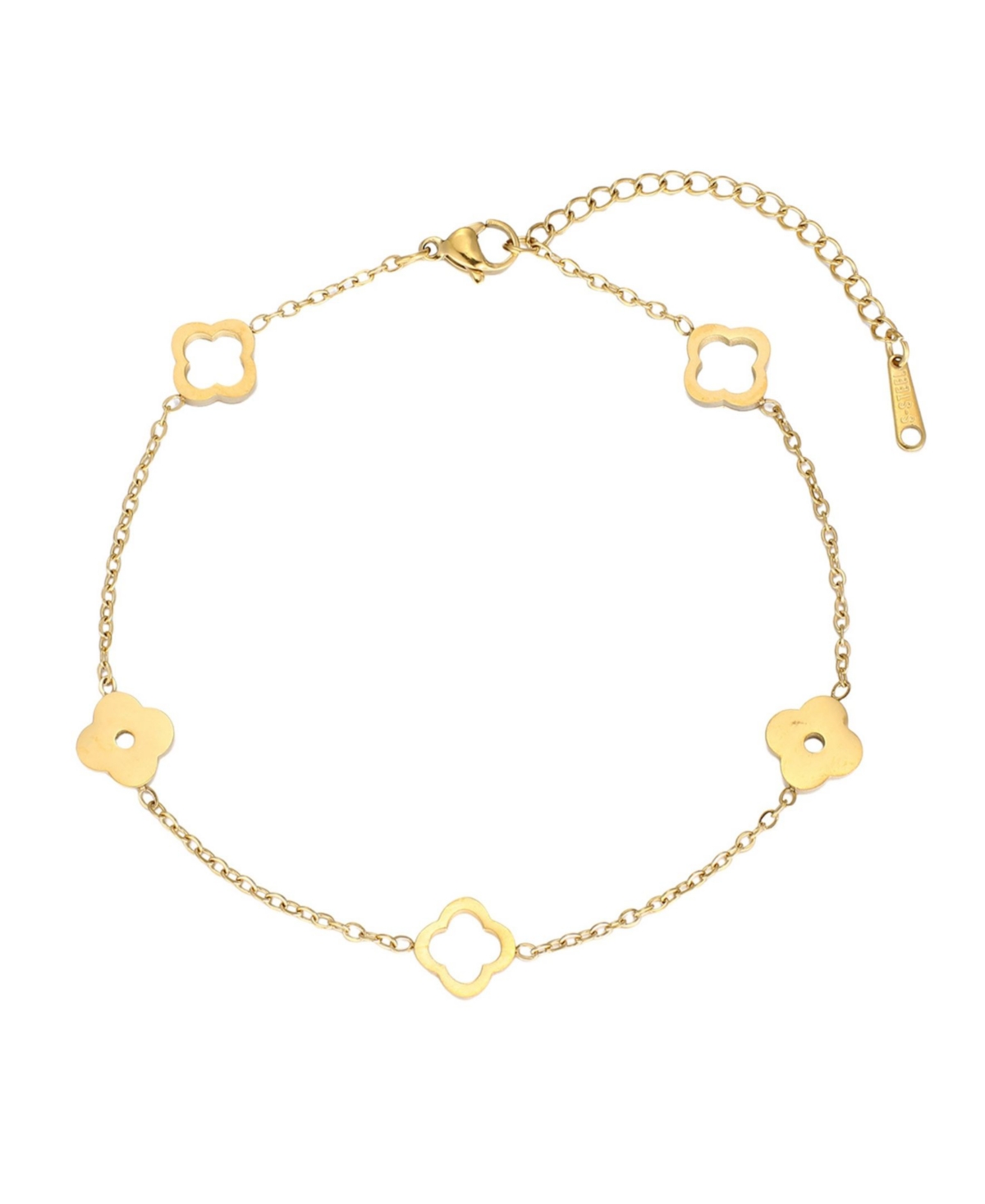Click here for Adornia Tarnish Resistant Gold Bolo Clover Station... prices
