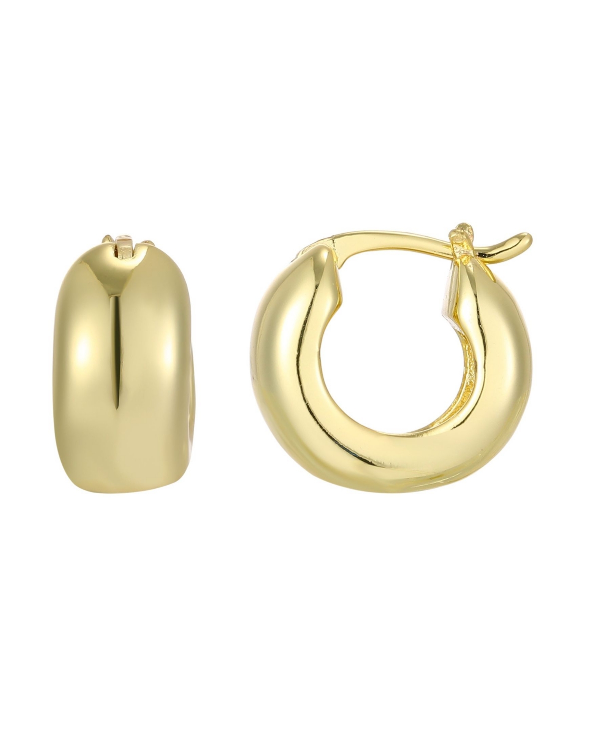 Click here for Adornia Gold Chubby Purse Hoop Earrings - Gold prices