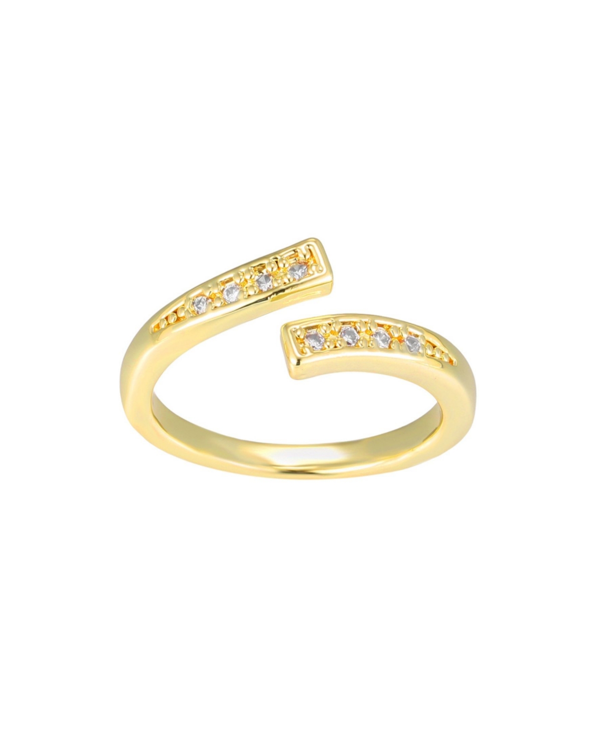 Click here for Adornia Gold Cubic Zirconia Floating Bands Open Ad... prices