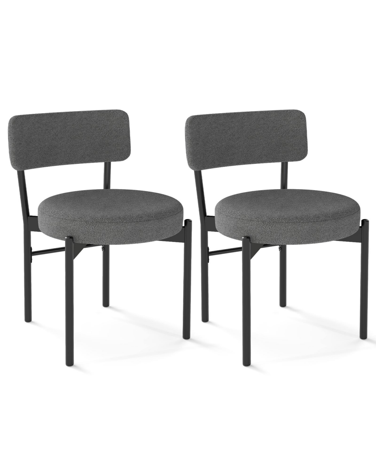 Click here for Slickblue Set of 2 Dining Chairs with Curved Backr... prices