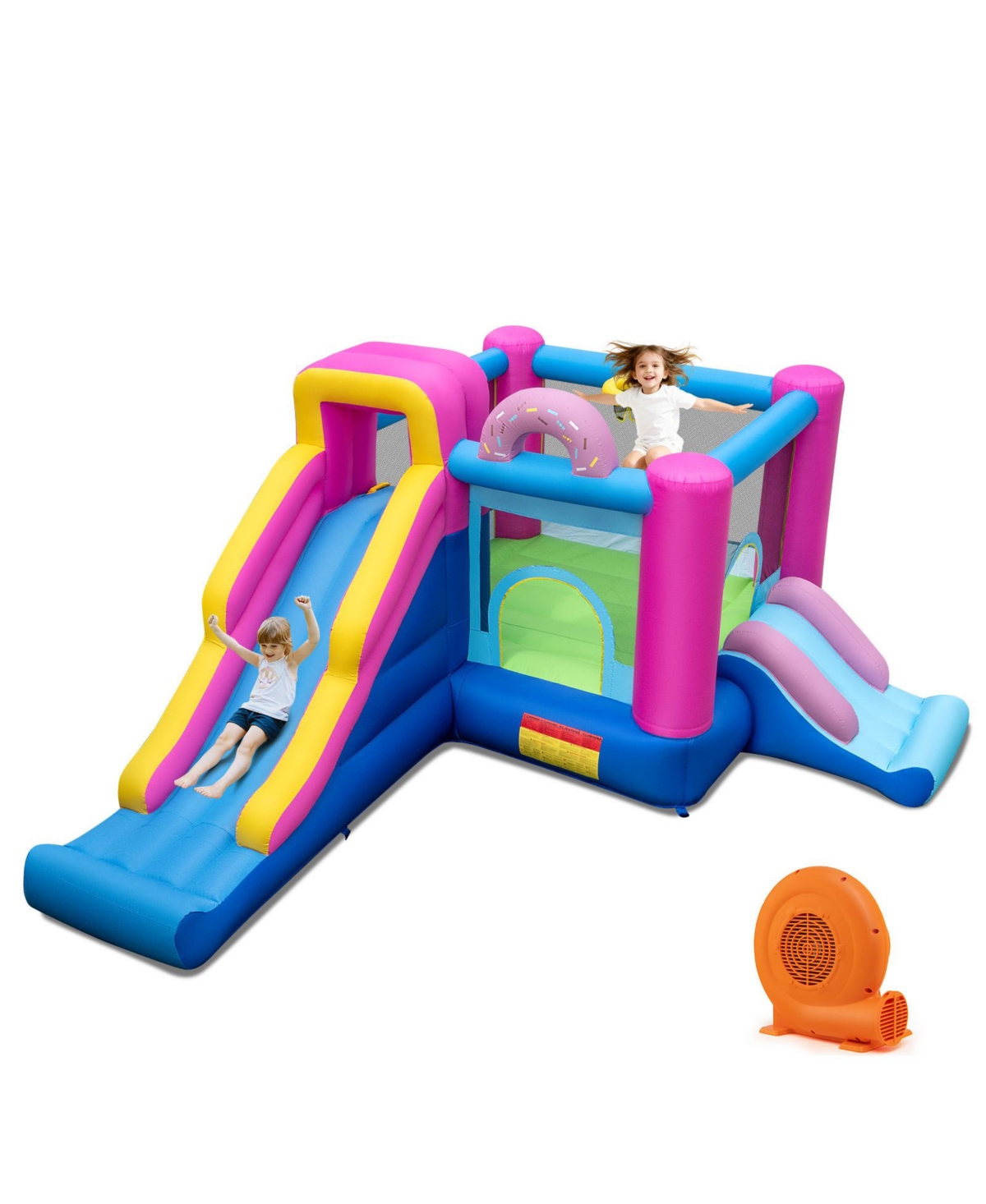 Click here for Gymax Inflatable Bounce House with Slides Jumping... prices
