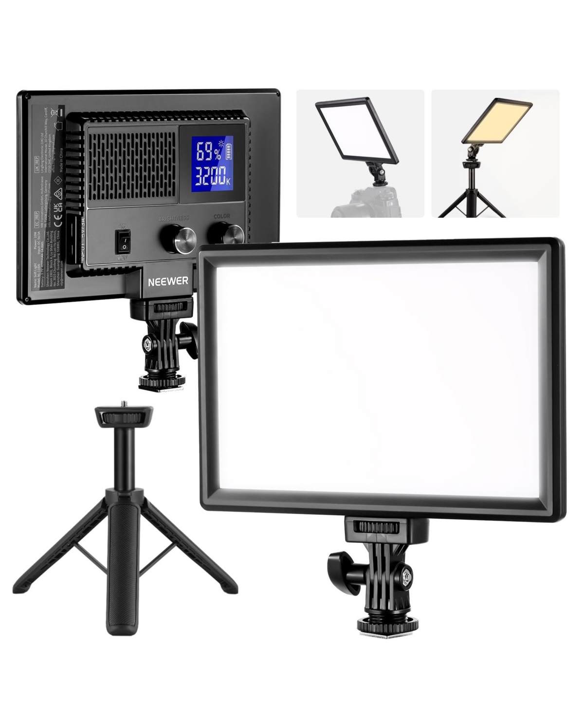Click here for Neewer Nl-116AI Led Video Light with 3200K5600K  C... prices