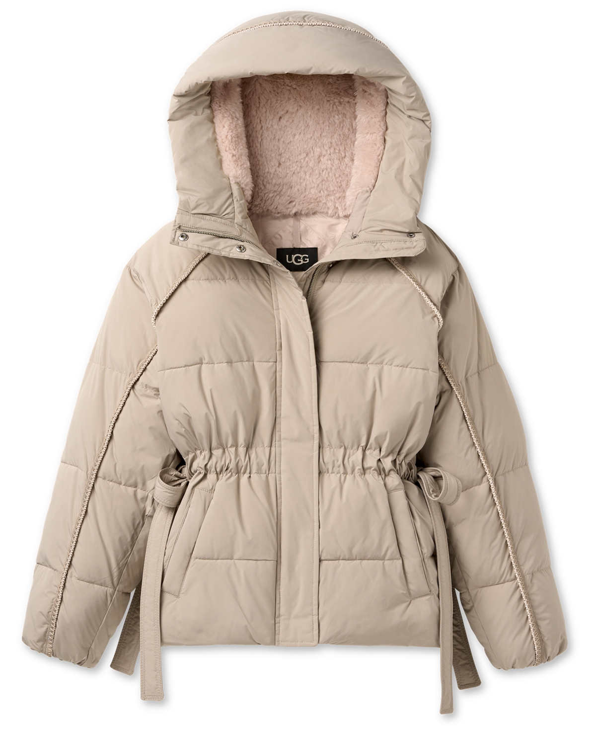 Click here for Ugg Womens Renly Relaxed-Fit Hooded Neck Puffer Ja... prices