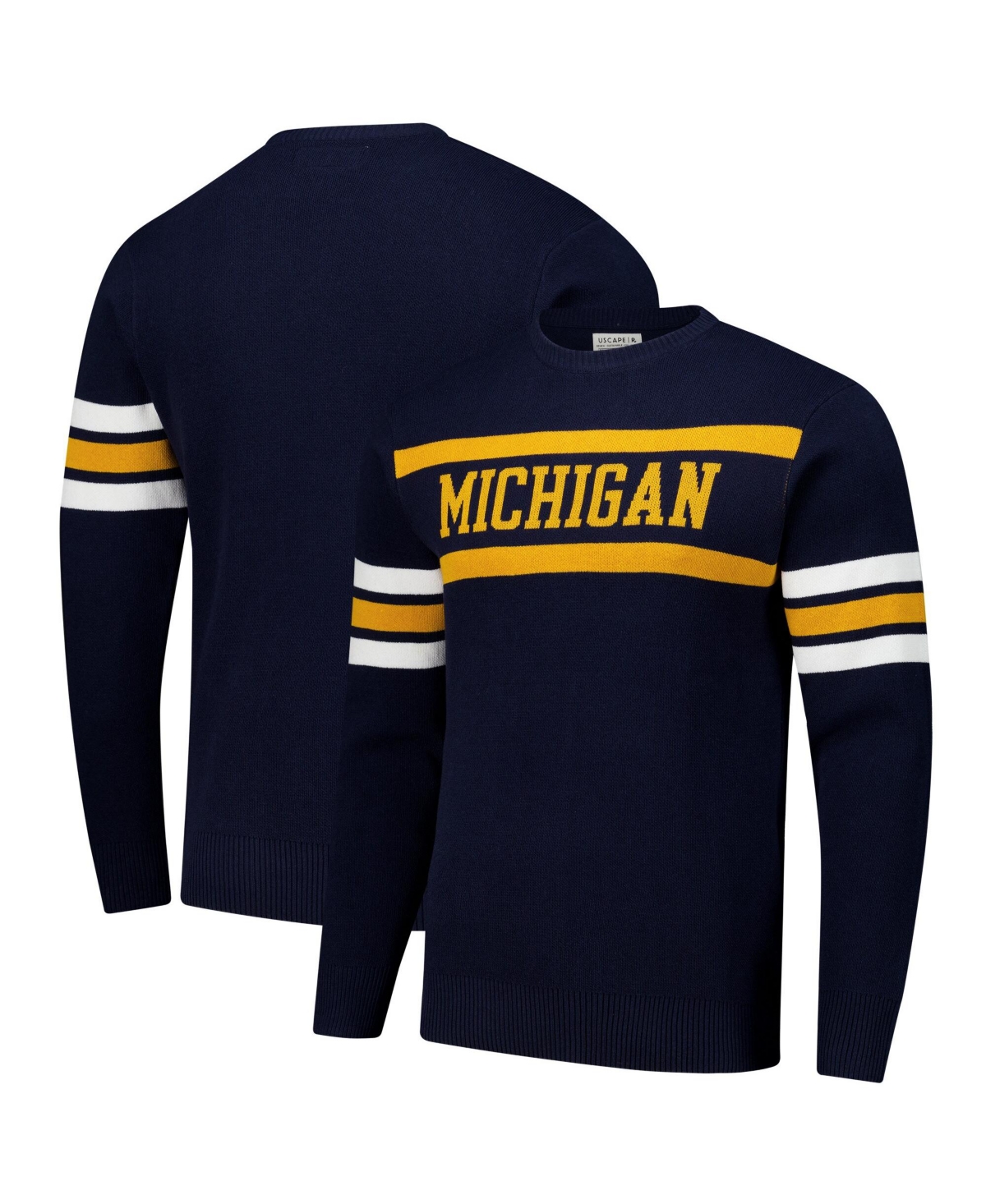 Click here for Uscape Apparel Mens and Womens Navy Michigan Wolve... prices