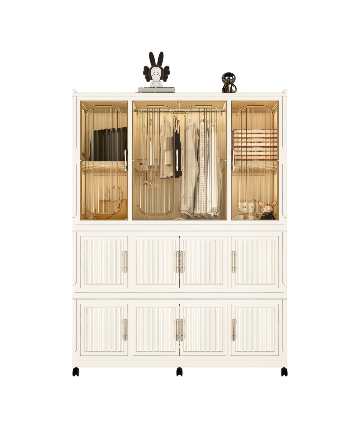 Click here for Viyet 62 Portable Wardrobe 12 Cube Wide Foldable C... prices