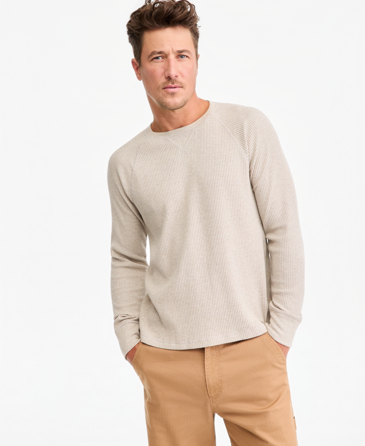 Click here for Sun + Stone Mens Waffle-Knit Thermal Shirt  Macys... prices