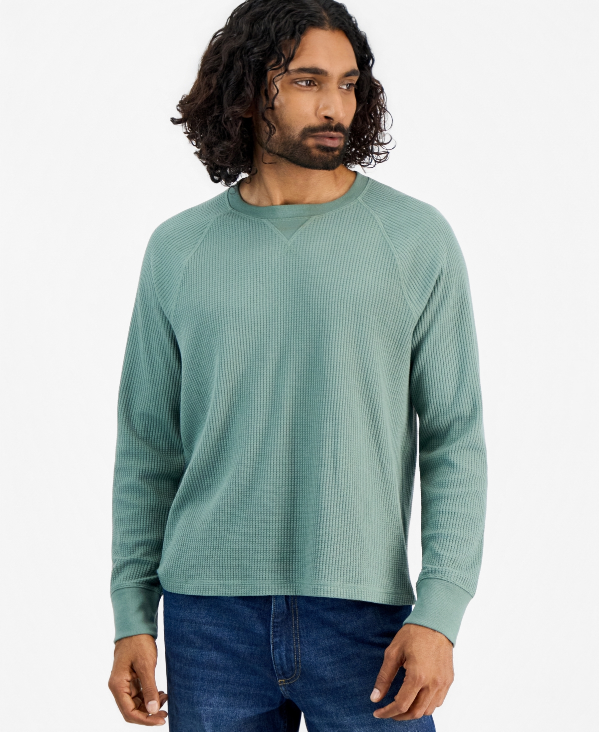 Click here for Sun + Stone Mens Waffle-Knit Thermal Shirt  Macys... prices