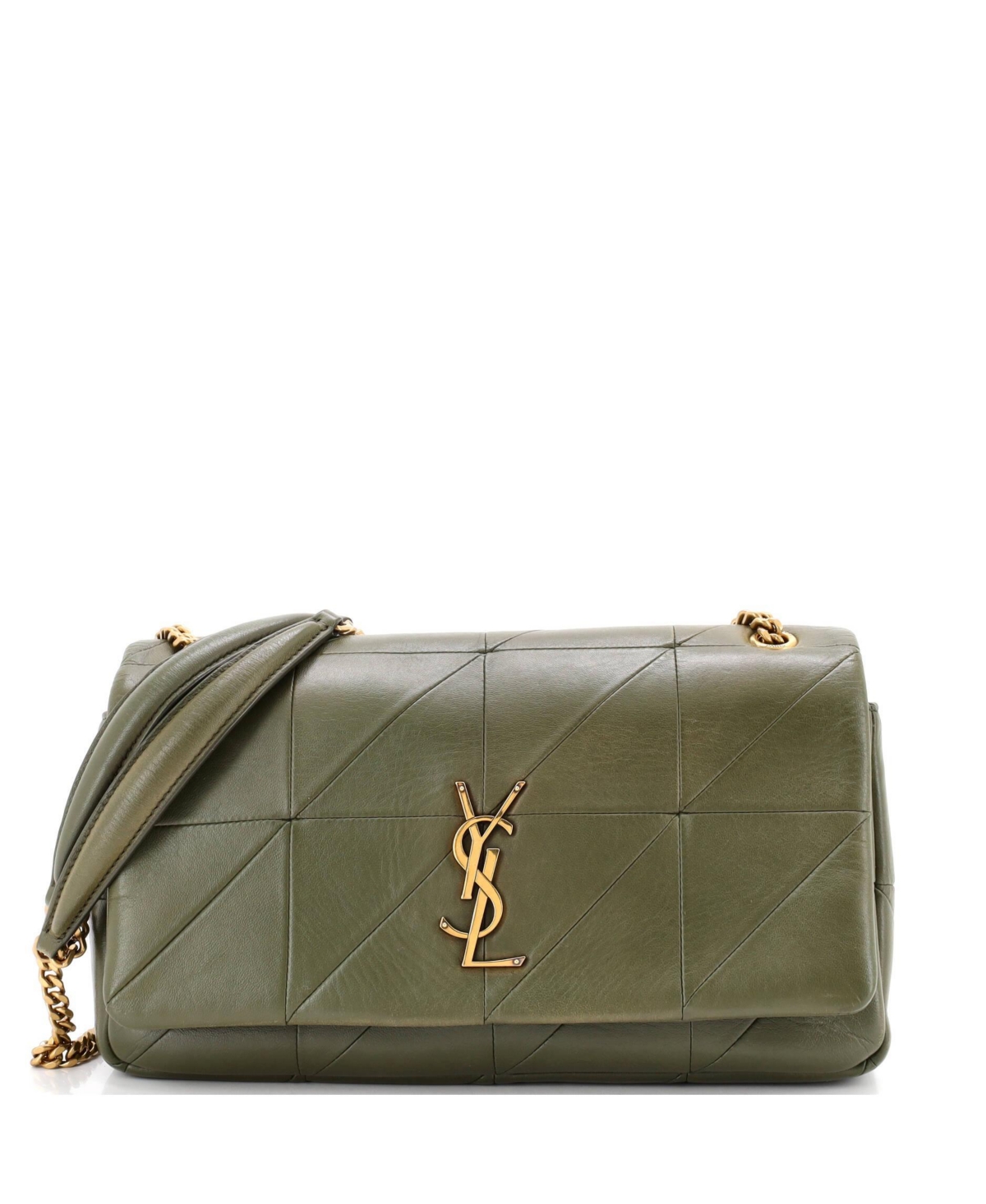 Click here for Pre-Owned Saint Laurent Medium Jamie Flap Bag Quil... prices