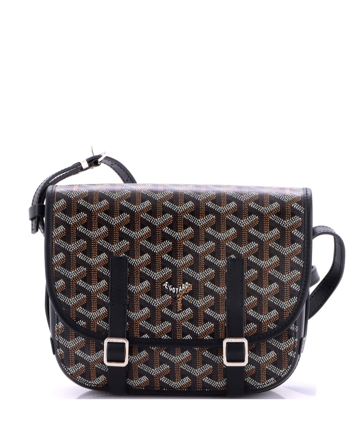 Click here for Pre-Owned Goyard Pm Belvedere Messenger Bag Coated... prices