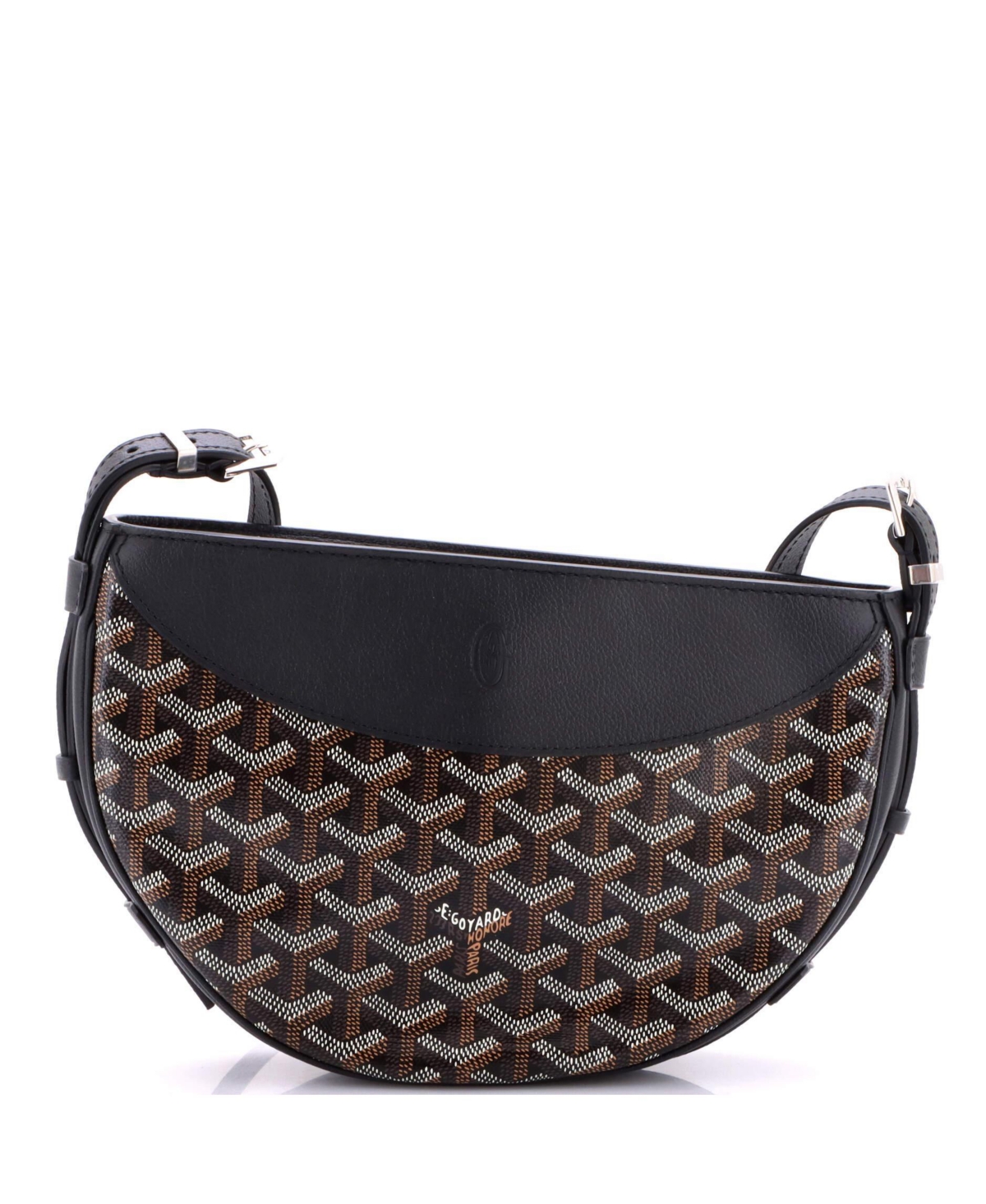 Click here for Pre-Owned Goyard Hirondelle Shoulder Bag Coated Ca... prices