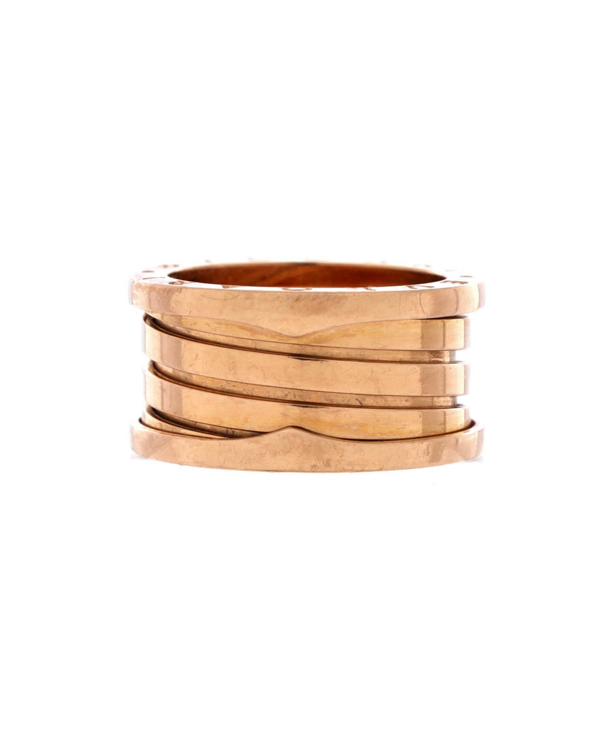Click here for Pre-Owned Bvlgari B.Zero1 Three Band Ring - 18k ro... prices