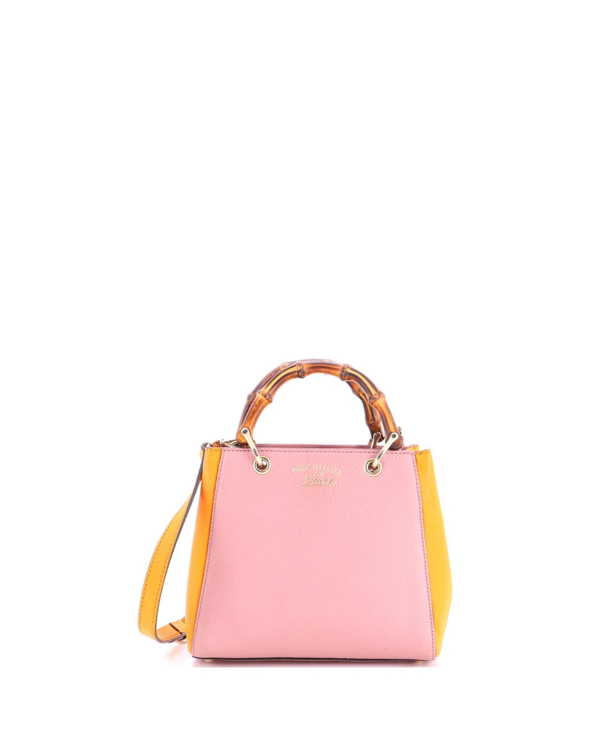 Click here for Pre-Owned Gucci Mini Bamboo Shopper Tote Leather -... prices