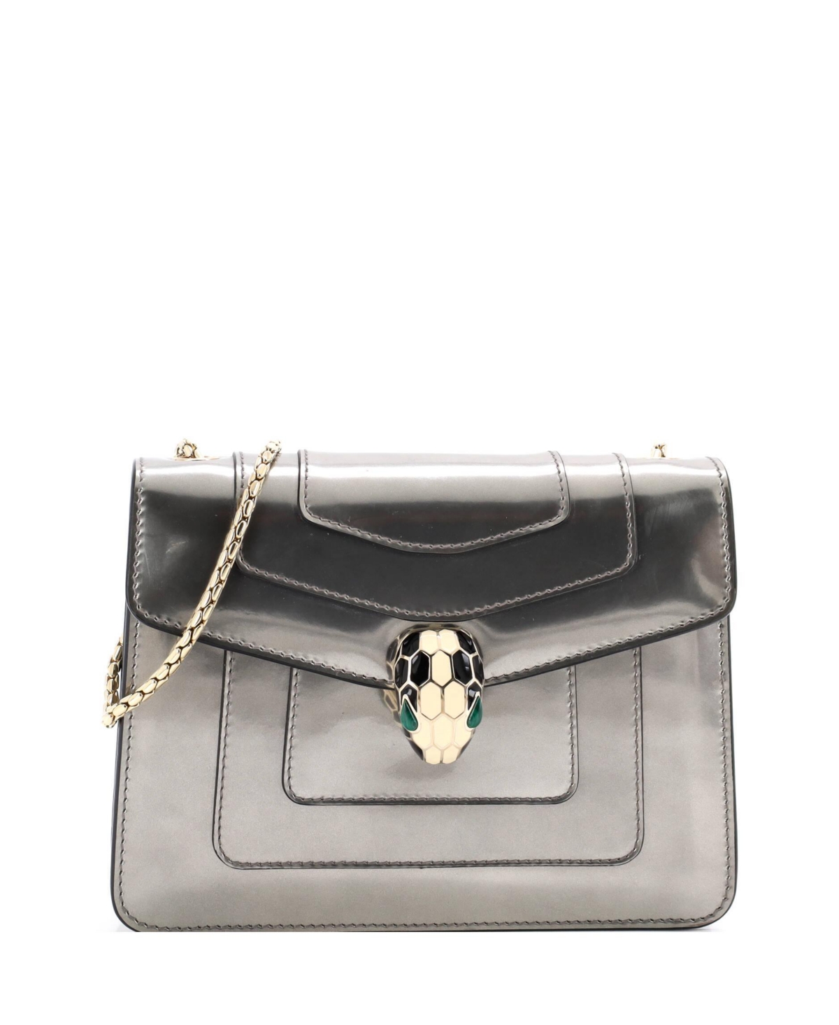 Click here for Pre-Owned Bvlgari Small Serpenti Forever Square Sh... prices