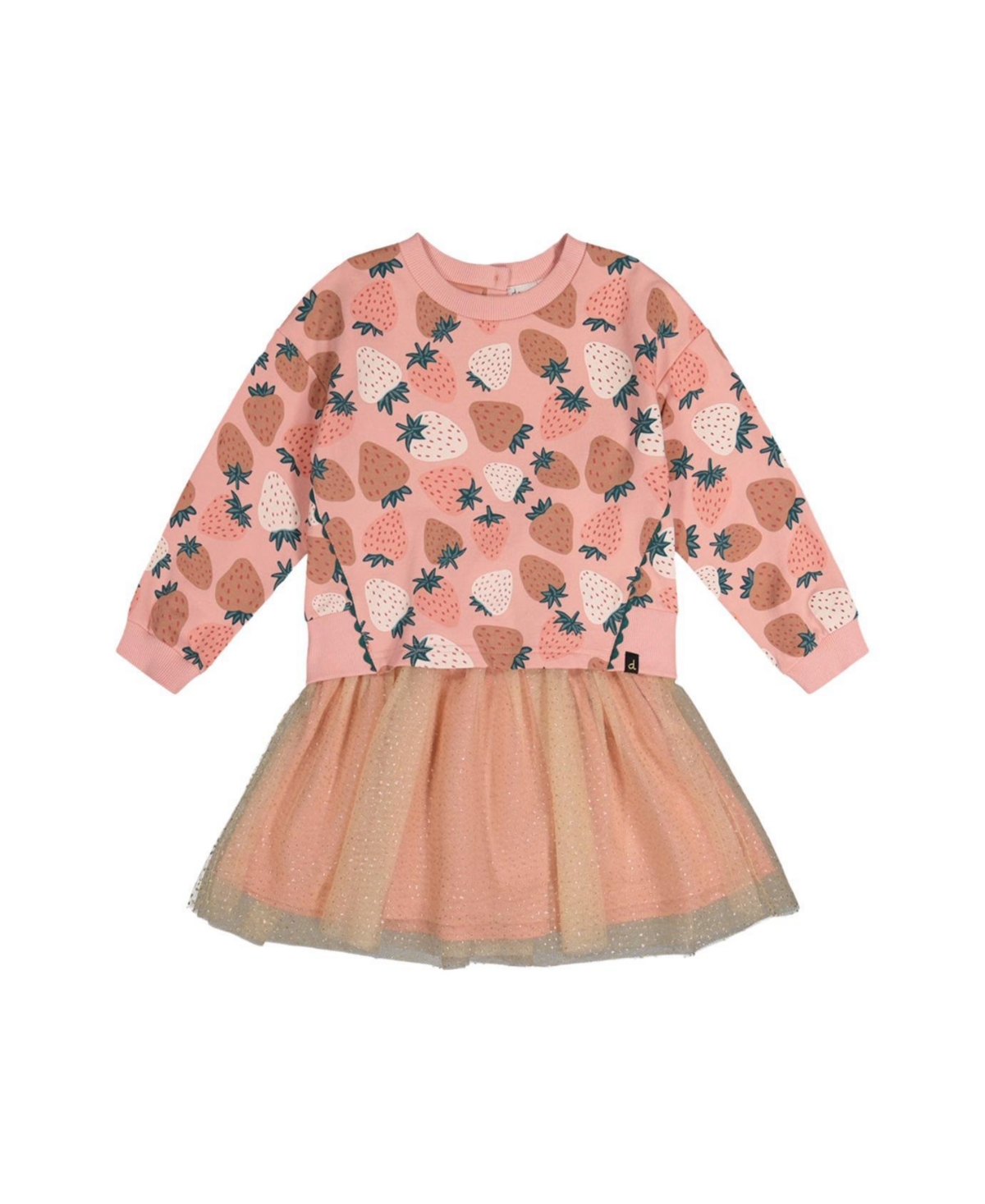 Click here for Deux par Deux Toddler Girls 2T-5T Bi-Material Dres... prices