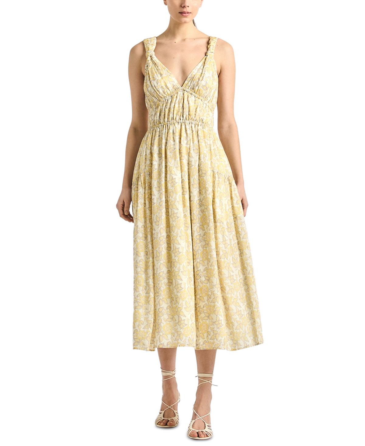 Click here for Derek Lam 10 Crosby Womens Sorrel Printed V-Neck V... prices