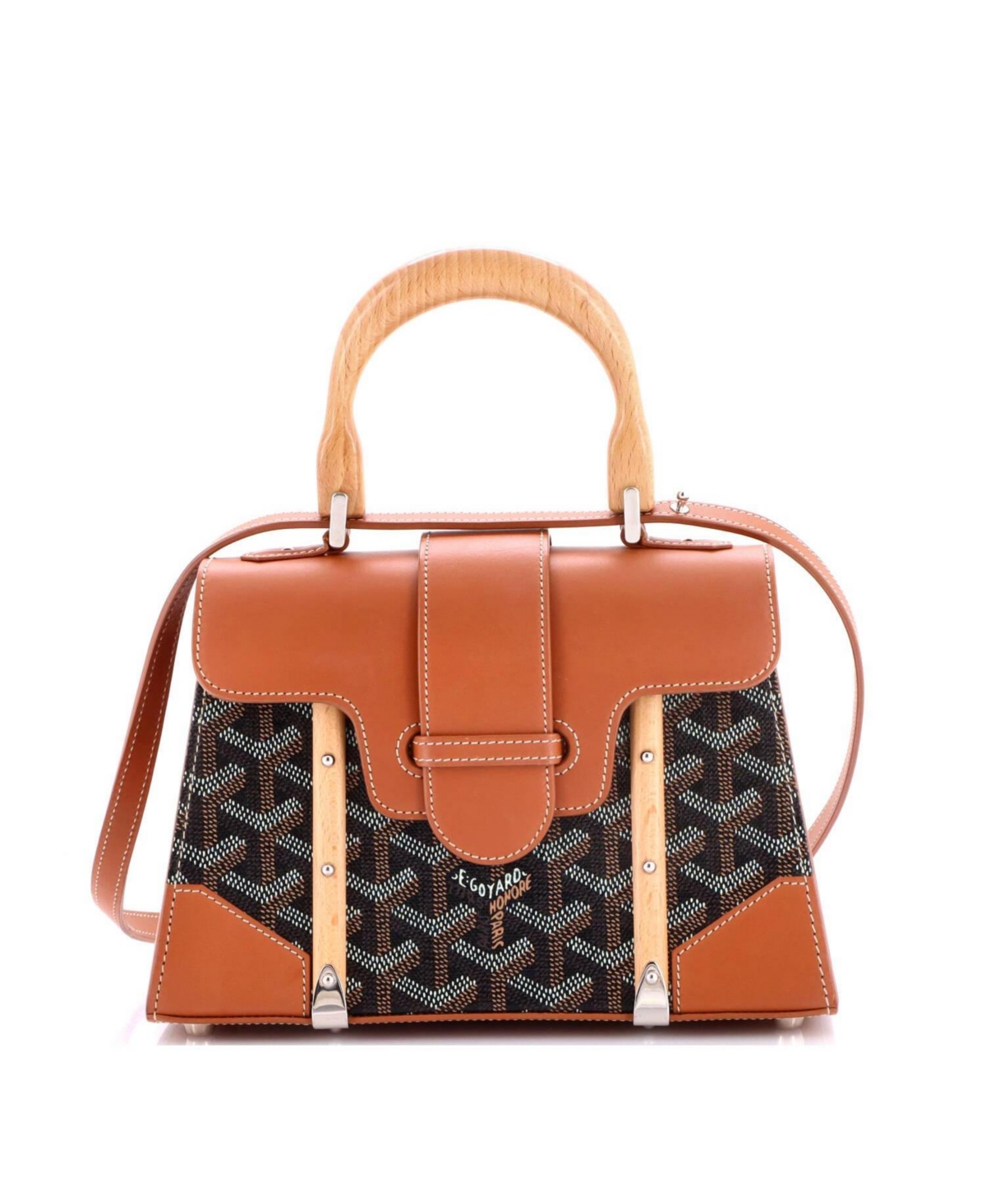 Click here for Pre-Owned Goyard Mini Structured Saigon Top Handle... prices