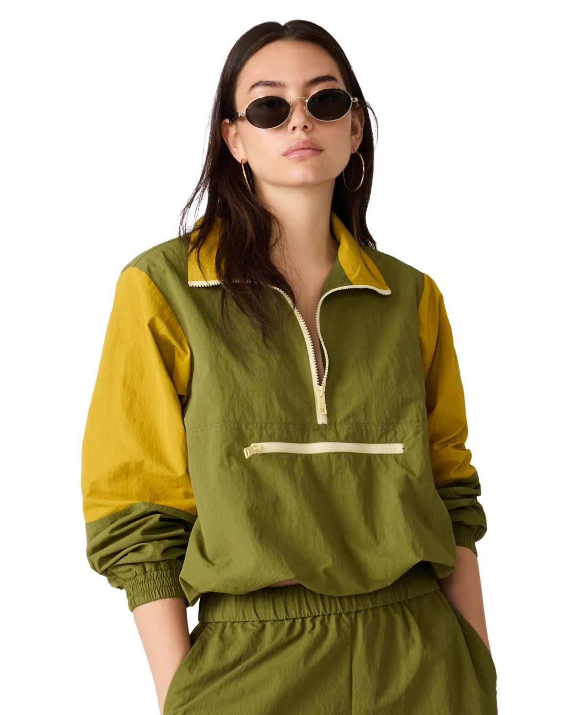 Click here for Steve Madden Womens Khoda Zip-Front Jacket - Cargo prices