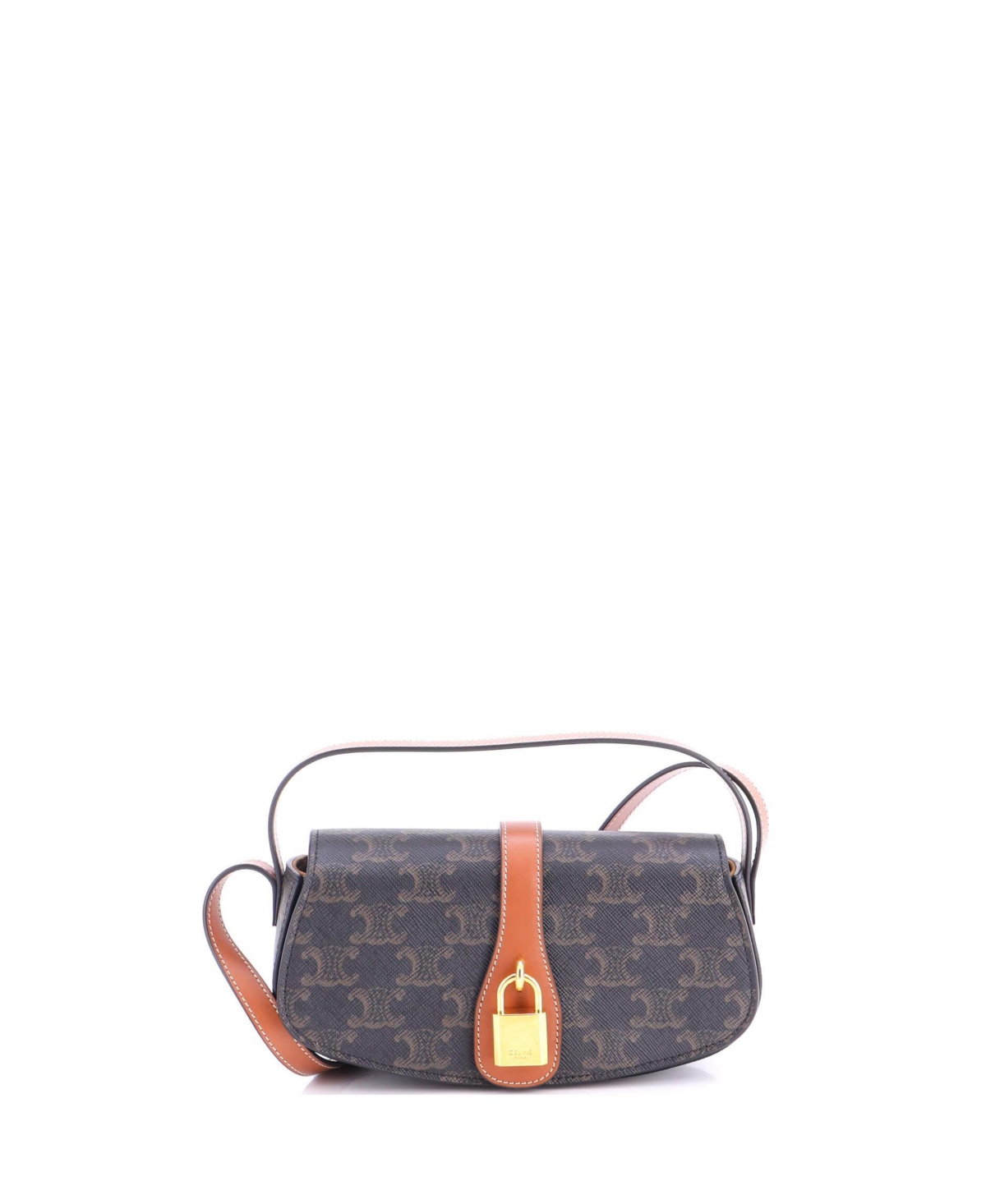 Click here for Pre-Owned Celine Tabou Clutch with Strap Triomphe... prices