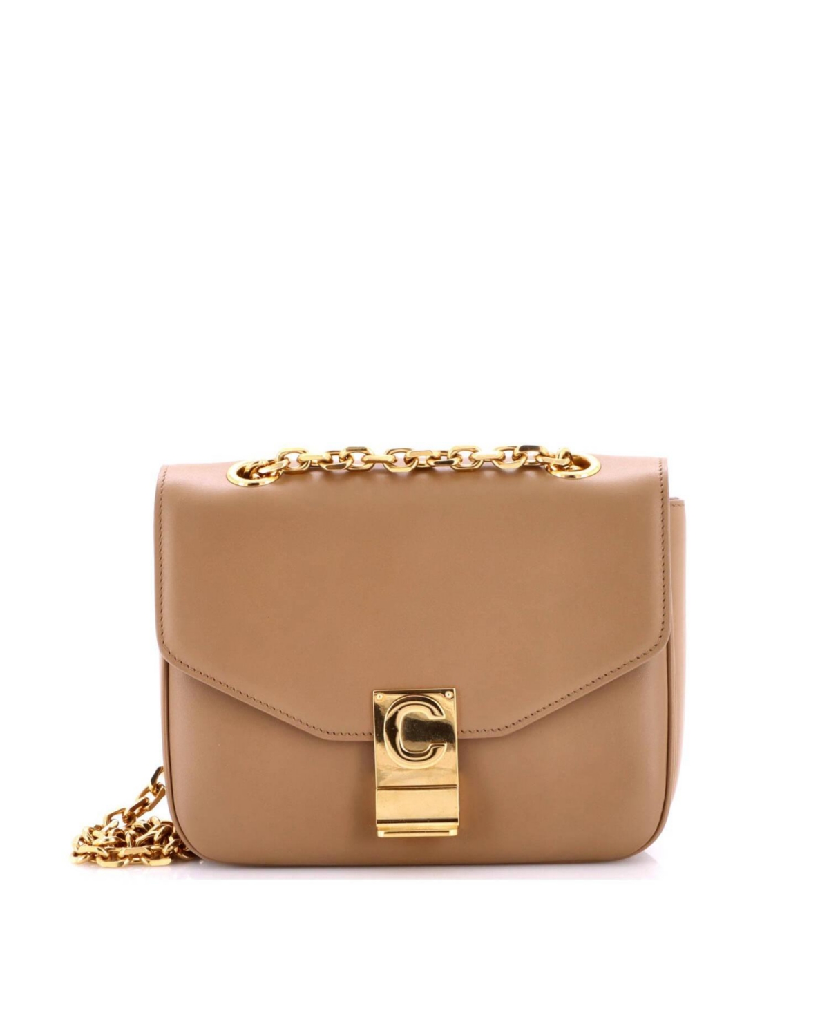 Click here for Pre-Owned Celine C Bag Leather Small - Brown prices