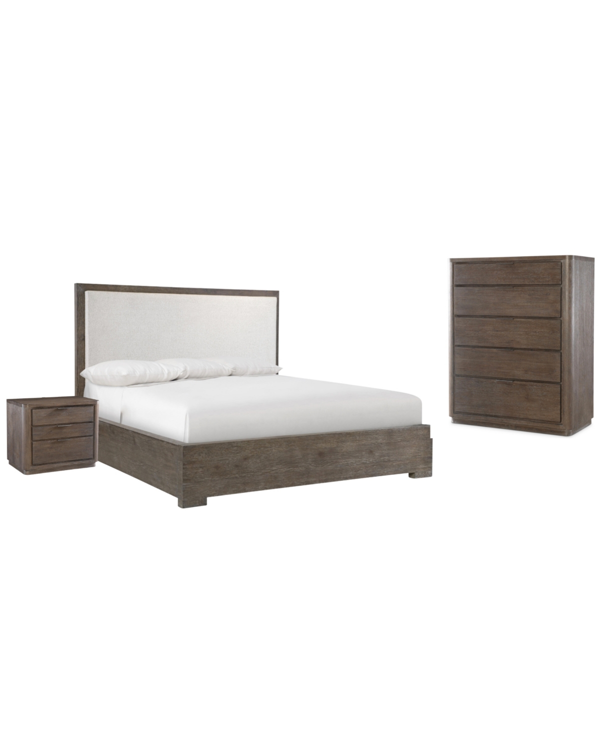 Click here for Bernhardt Outline 3-Piece King Panel Bedroom Set (... prices