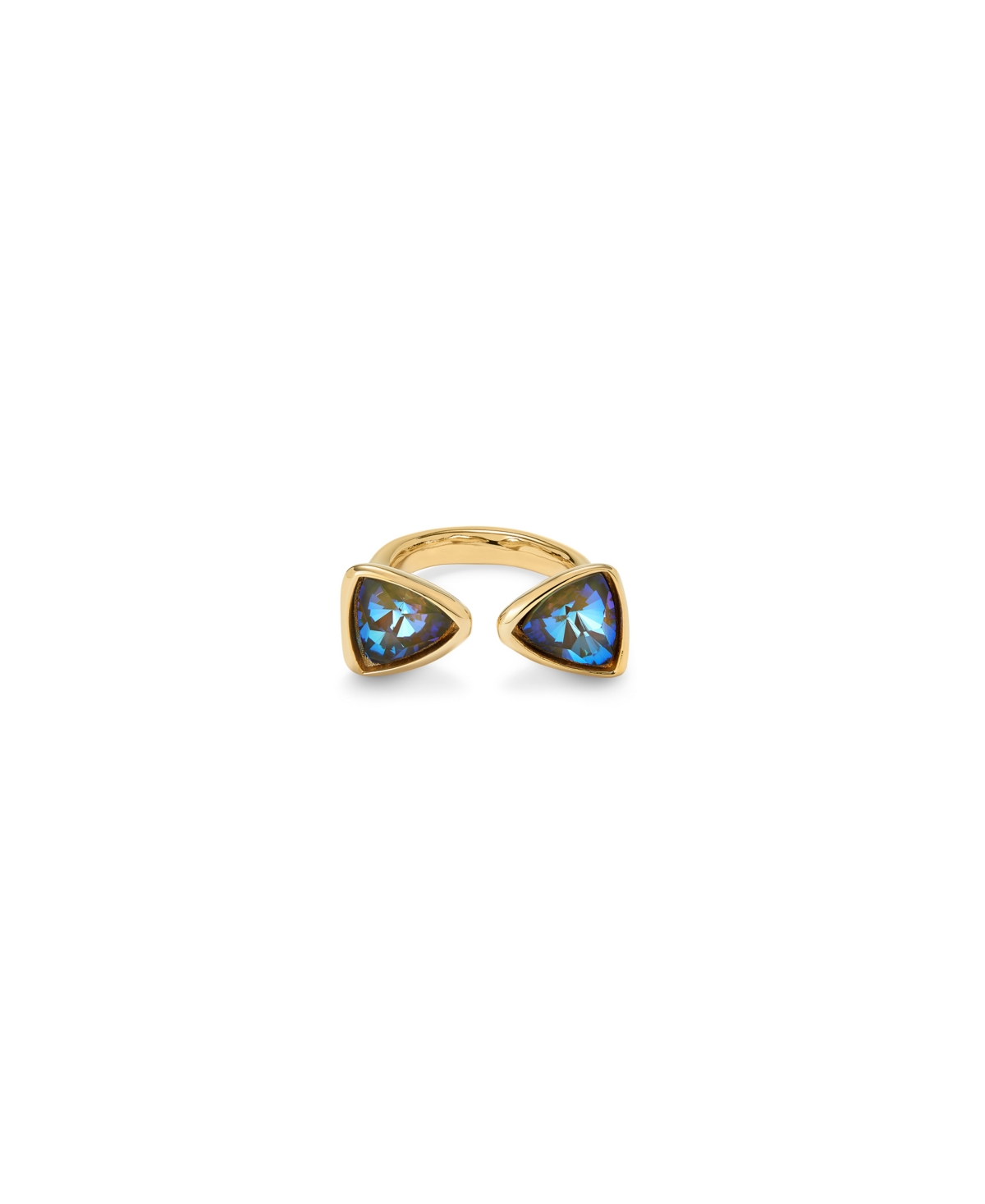 Click here for UNODE50 Ring with two pink crystals - Pink prices
