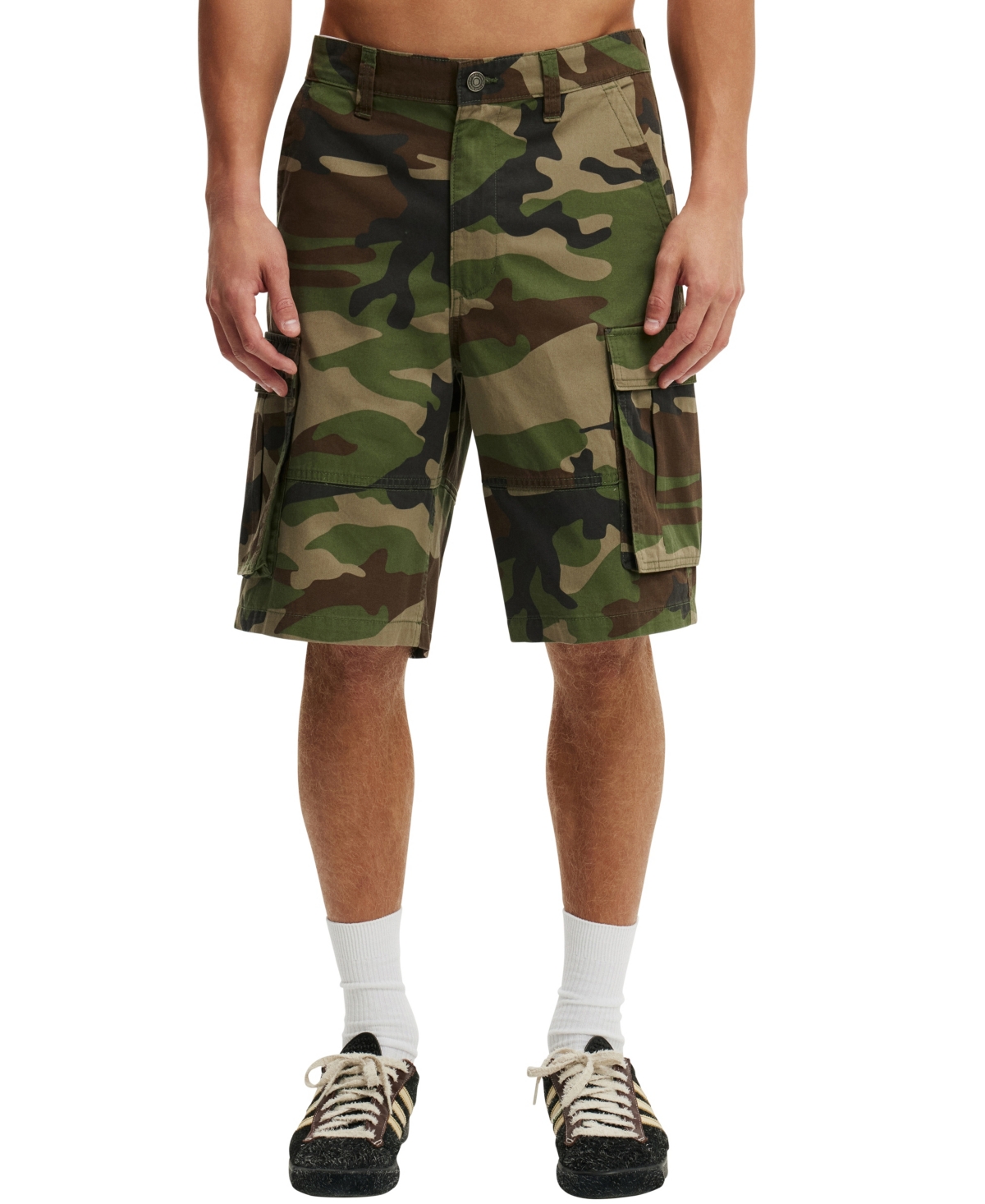 Click here for Cotton On Mens Authentic Military Cargo Zipper Sho... prices