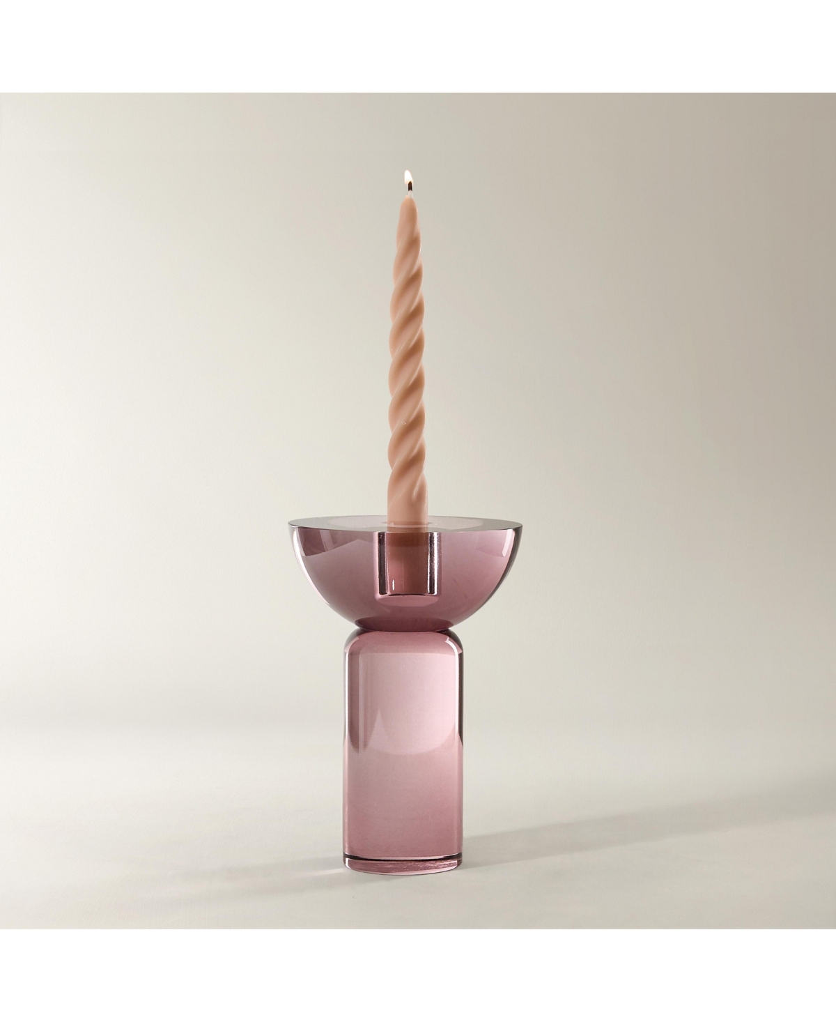 Click here for Z Gallerie Rose Crystal Taper Holder - Purple prices