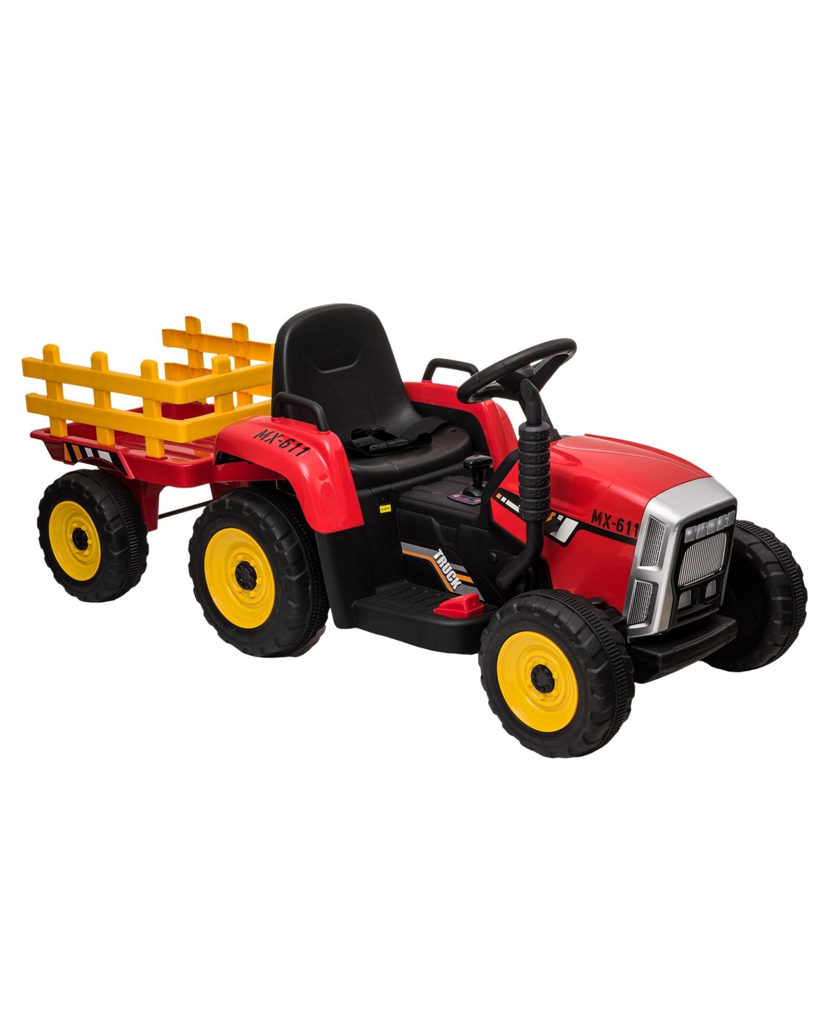 Click here for homfan 12V Kids Electric Ride-On Tractor with Trai... prices
