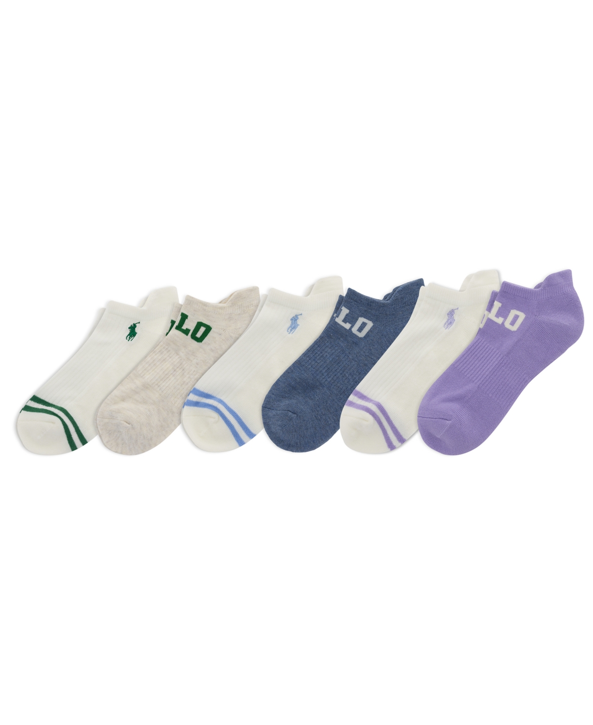 Click here for Polo Ralph Lauren Womens Polo Low Cut Socks  6-Pac... prices